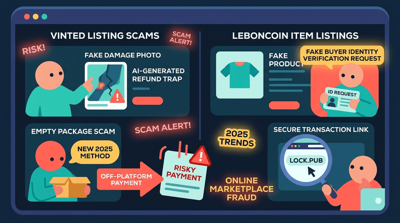 Estafas Vinted y LeBonCoin 2025 | LOCK.PUB Blog