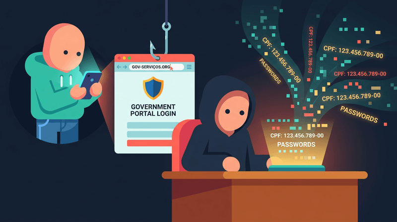 Gov.br钓鱼骗局：如何识别巴西的假政府通知 | LOCK.PUB Blog