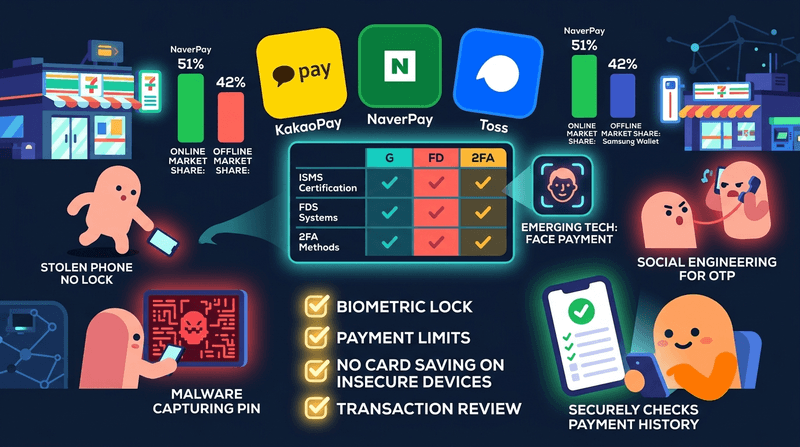 韓國行動支付安全指南：KakaoPay、NaverPay、Toss、Samsung Wallet安全使用方法 | LOCK.PUB Blog